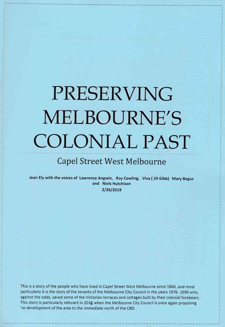 Capel Street | Melbourne Streets